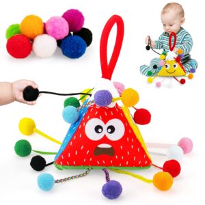 sensory toys for toddlers 1-3 fine motor skills,developmental montessori toys for babies activity,upgraded pull string interactive toys for boys girls birthday travel gift,baby infant toys 6-12 months