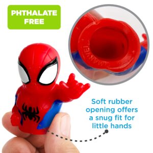 Spidey & His Amazing Friends 5 Piece Finger Puppet Set - Party Favors, Educational, Bath Toys, Floating Pool Toys, Beach Toys, Finger Toys, Playtime