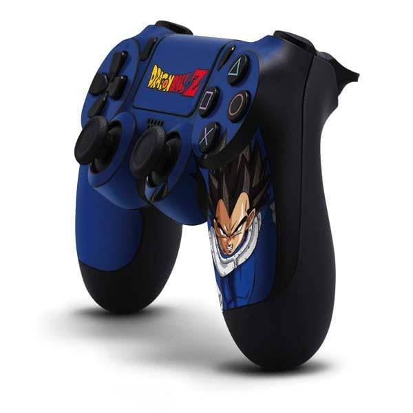 Skinit Decal Gaming Skin Compatible with PS4 Controller - Officially Licensed Dragon Ball Z Vegeta Saiyan Armor Design