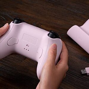 8Bitdo Ultimate 2.4g Wireless Controller With Charging Dock, 2.4g Controller for PC, Android, Steam Deck & iPhone, iPad, macOS and Apple TV (Pastel Pink)