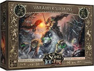 cmon a song of ice and fire tabletop miniatures game varamyr sixskins unit box | strategy game for teens and adults | ages 14+ | 2+ players | average playtime 45-60 minutes | made by cmon