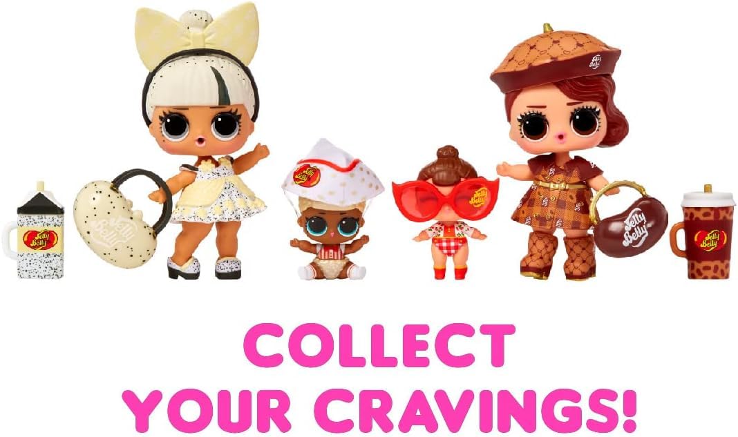 L.O.L. Surprise! Loves Mini Sweets Deluxe Series 2 with 4 Dolls, Accessories, Limited Edition Dolls, Candy Theme, Jelly Belly Theme, Collectible Dolls- Great Gift for Girls Age 4+