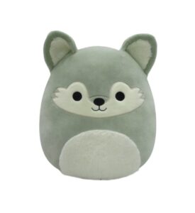 squishmallows squishmallow official kellytoy 11 inch soft plush squishy toy animals ((oakley the wolf (sage green))