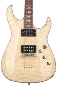 schecter omen extreme-6 electric guitar - natural