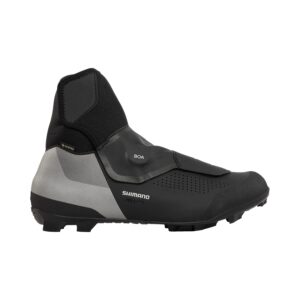 SHIMANO SH-MW702 Men’s Waterproof Winter Mountain Bike Shoe, Black, 10-10.5 Men (EU 45)