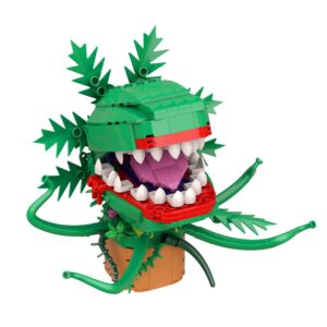 vonado audrey ii building kit, piranha flower little shop of horrors building toys, cannibal flower building blocks toys, christmas ?303pcs?