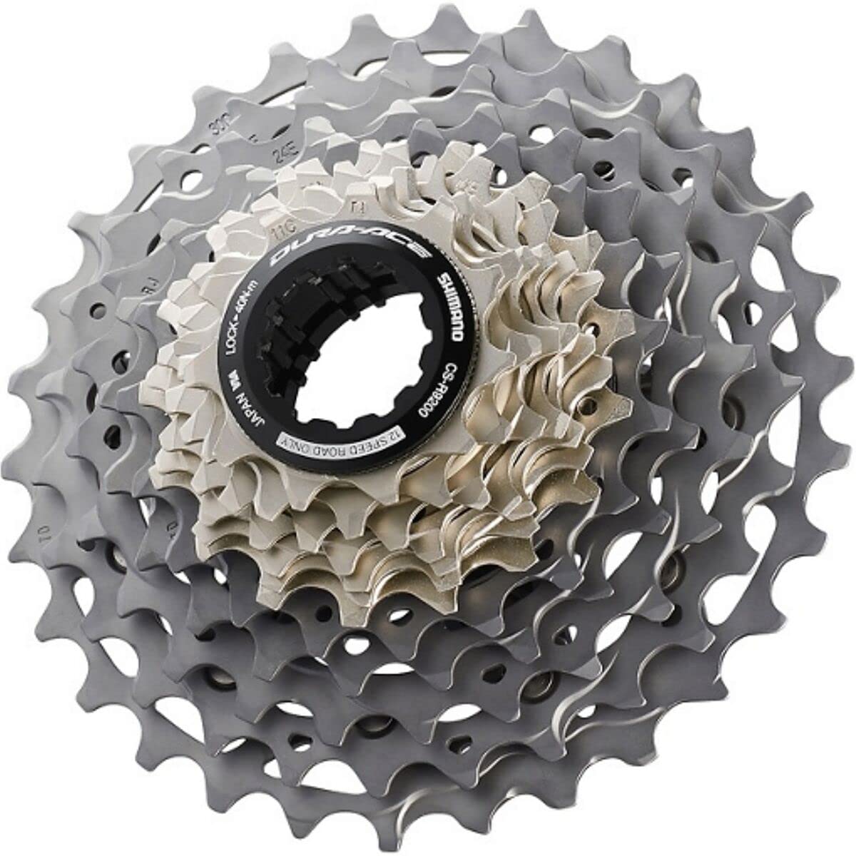 SHIMANO Dura-Ace Cs-R9200 12-Speed Cassette Silver, 11-34T, 12-Speed