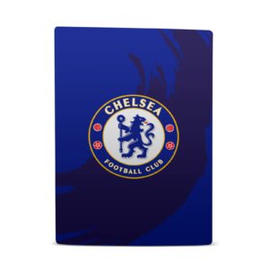 Head Case Designs Officially Licensed Chelsea Football Club Sweep Stroke Art Vinyl Faceplate Gaming Skin Decal Compatible With Sony PlayStation 5 PS5 Digital Edition Console and DualSense Controller