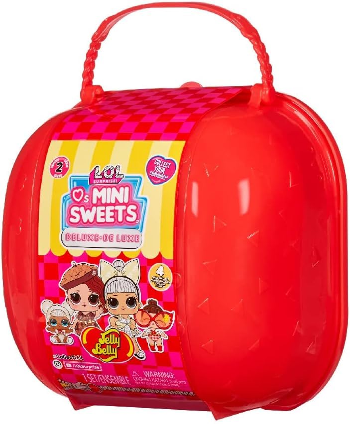 L.O.L. Surprise! Loves Mini Sweets Deluxe Series 2 with 4 Dolls, Accessories, Limited Edition Dolls, Candy Theme, Jelly Belly Theme, Collectible Dolls- Great Gift for Girls Age 4+