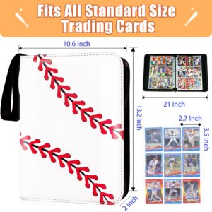 Sunhorse Card Binder 900 Pockets, Trading Card Binder with Sleeves, Baseball Card Binder, Trading Card Albums Sports Card Binder Collectible Fits 900 Cards with 50 Removable Sleeves