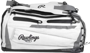 rawlings | mach hyrbid backpack/duffle equipment bag | baseball & softball | white