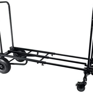 Rockville Rock Cart Pro DJ Equipment Transport Roller Car w/(3) Bags+Floor+Shelf