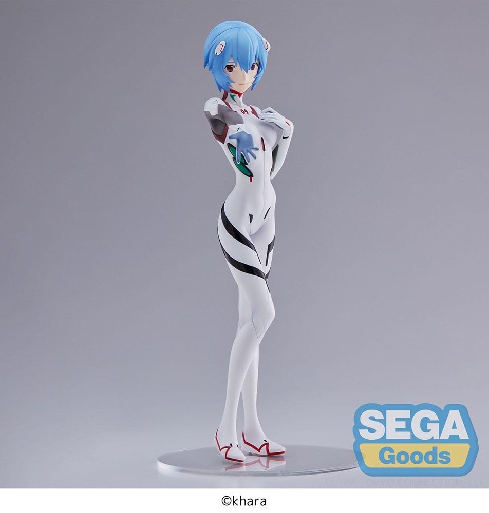 Sega Neon Genesis Evangelion: Rei Ayanami Hand Over/Momentary White (Tentative Name) (3.0+1.0) Thrice Upon a Time SPM Figure