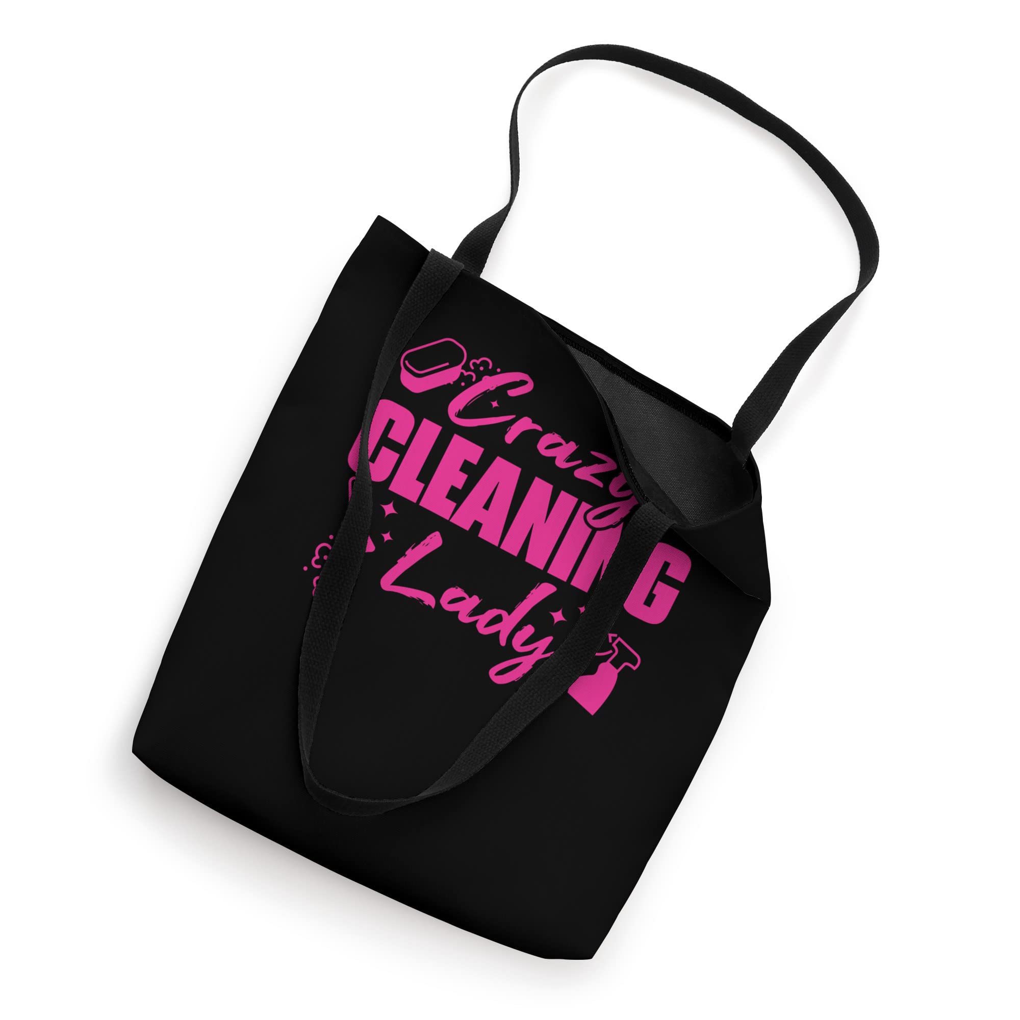 House Cleaning Service Crazy Cleaning Lady Tote Bag