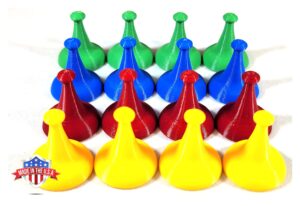 sorry board game replacement pieces parts movers 16 red green blue yellow