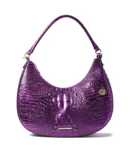 brahmin melbourne bekka shoulder purple potion one size