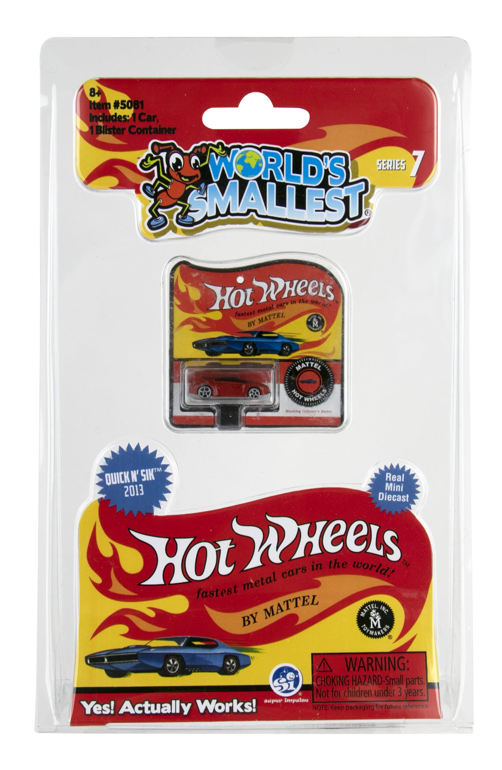 Worlds Smallest Hot Wheels Series 7 (3 Pack) GT Hunter™, Quick N SIK™, and Winning Formula™