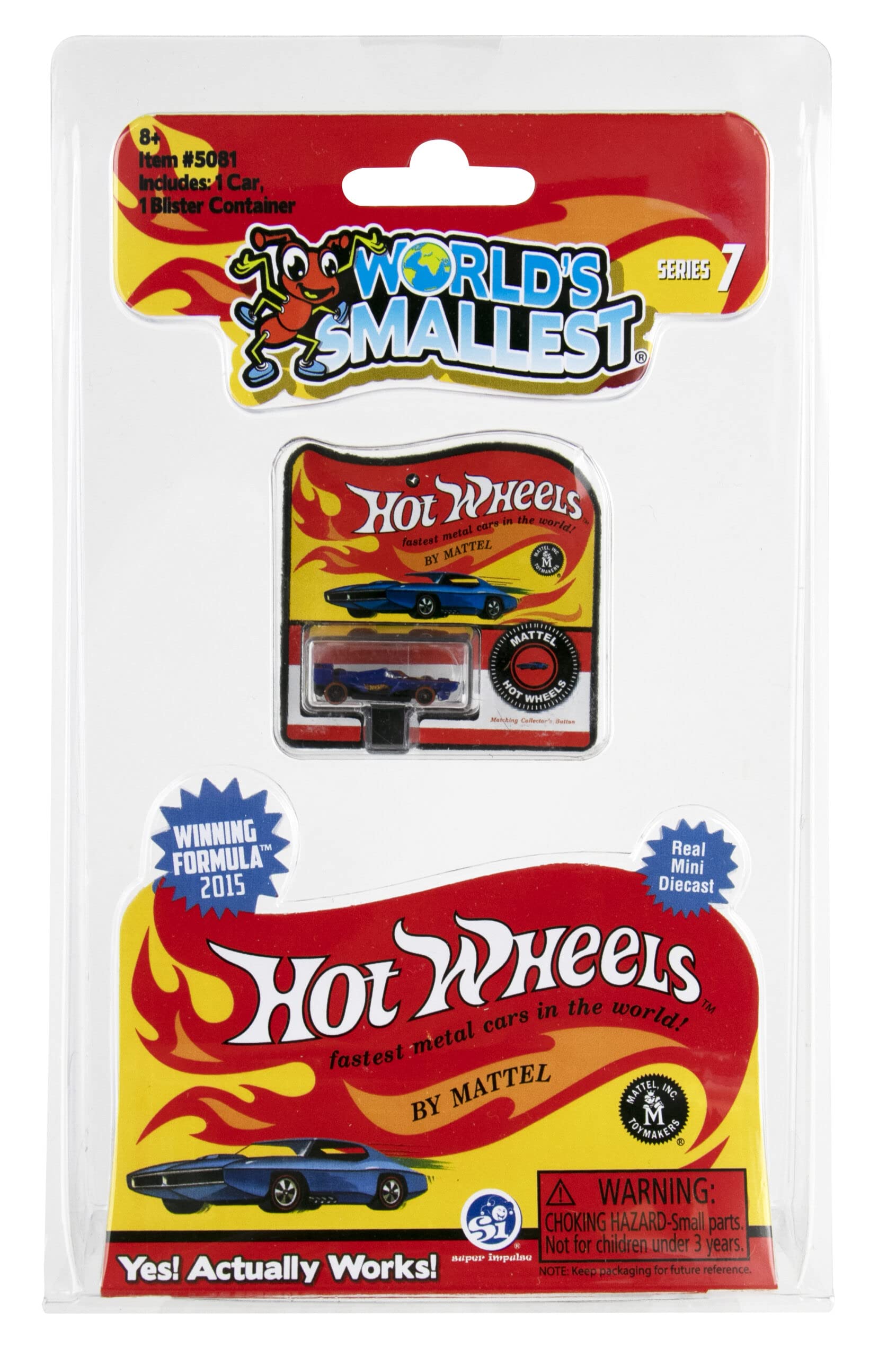 Worlds Smallest Hot Wheels Series 7 (3 Pack) GT Hunter™, Quick N SIK™, and Winning Formula™