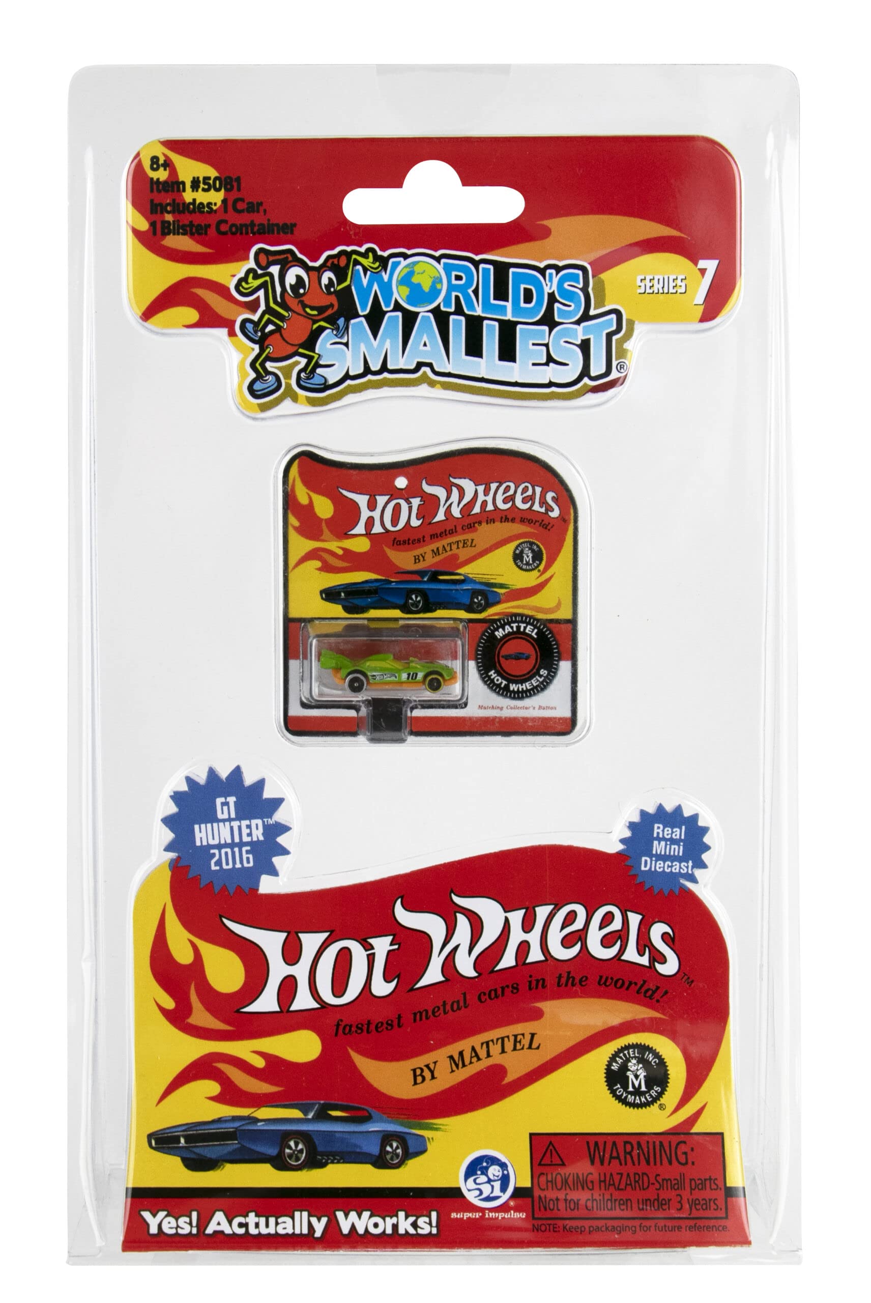 Worlds Smallest Hot Wheels Series 7 (3 Pack) GT Hunter™, Quick N SIK™, and Winning Formula™