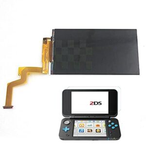 cuifati replacemen screen for new 2ds xl ll, top lcd screen repair kits 2ds game console screen replacement for new 2ds xl ll