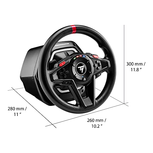 ThrustMaster T128, Force Feedback Racing Wheel with Magnetic Pedals, PlayStation 5, PlayStation 4, PC