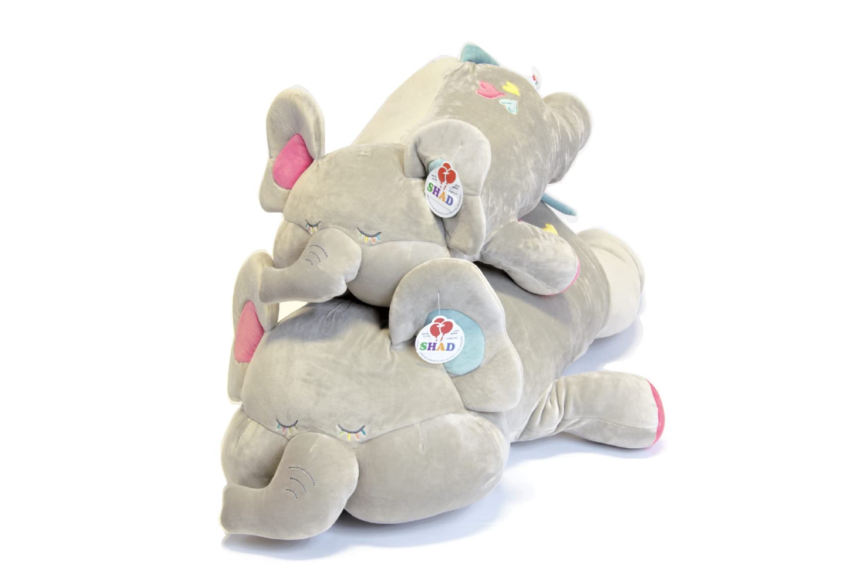 Charming and Cute Elephant Stuffed Animal Plush Toy – Cuddly Hugging Pillow for Kids, Girls, Boys, Teens and Adults | Adorable Gift for Christmas, Thanksgiving and Children’s Birthday (Medium)