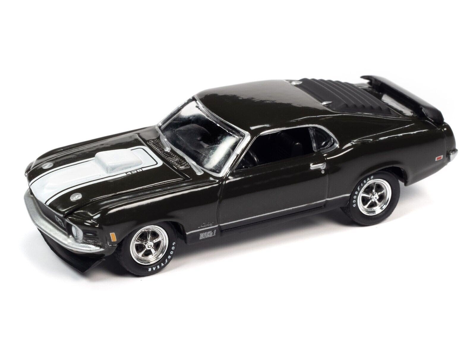 Johnny Lightning JLMC029 Muscle Car VER A 1970 Car Mustang Mach 1 Green