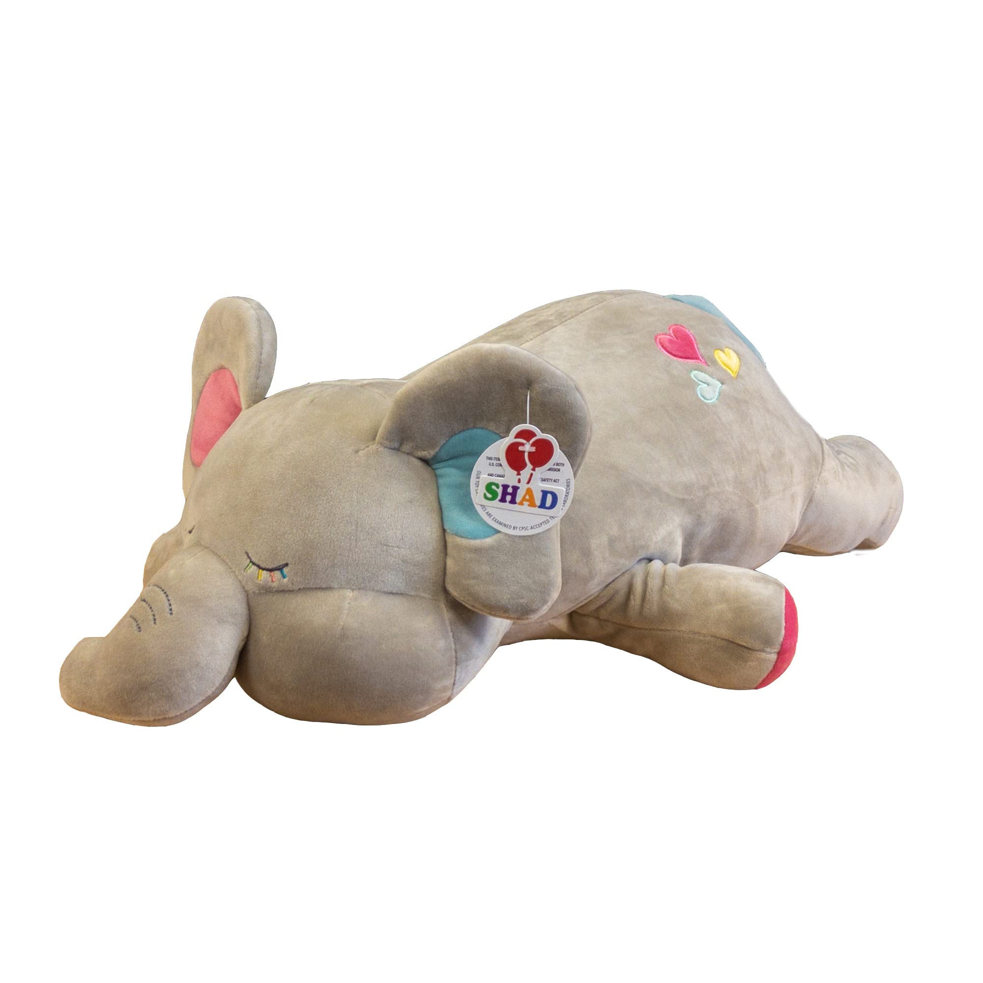 Charming and Cute Elephant Stuffed Animal Plush Toy – Cuddly Hugging Pillow for Kids, Girls, Boys, Teens and Adults | Adorable Gift for Christmas, Thanksgiving and Children’s Birthday (Medium)