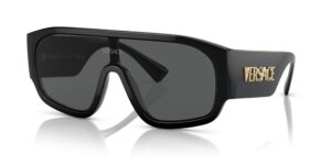 versace woman sunglasses black frame, dark grey lenses, 0mm