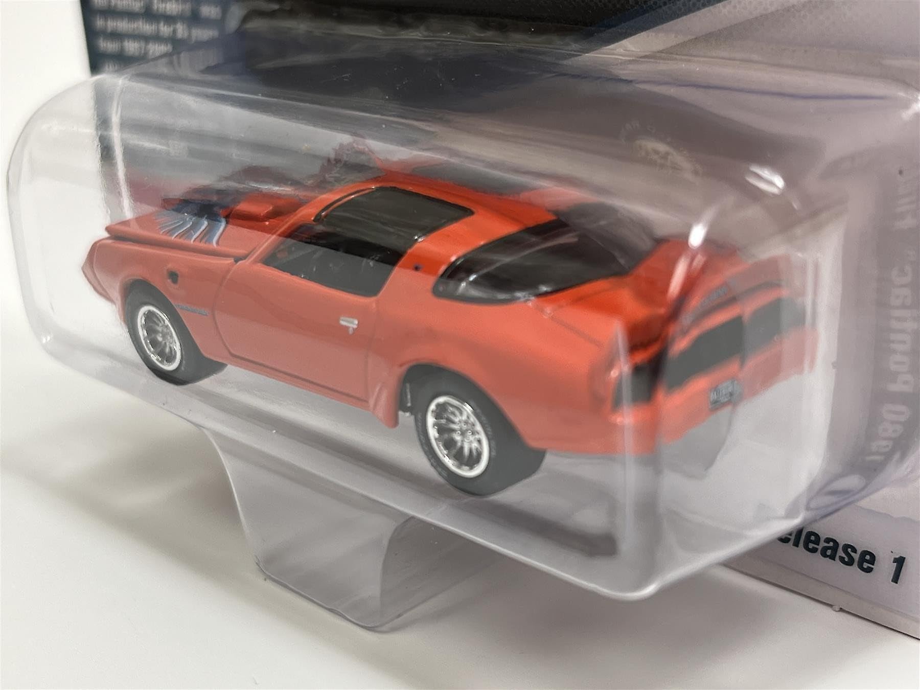 Johnny Lightning JLMC029 Muscle Car VER A 1980 Pontiac Firebird T/A Red Orange