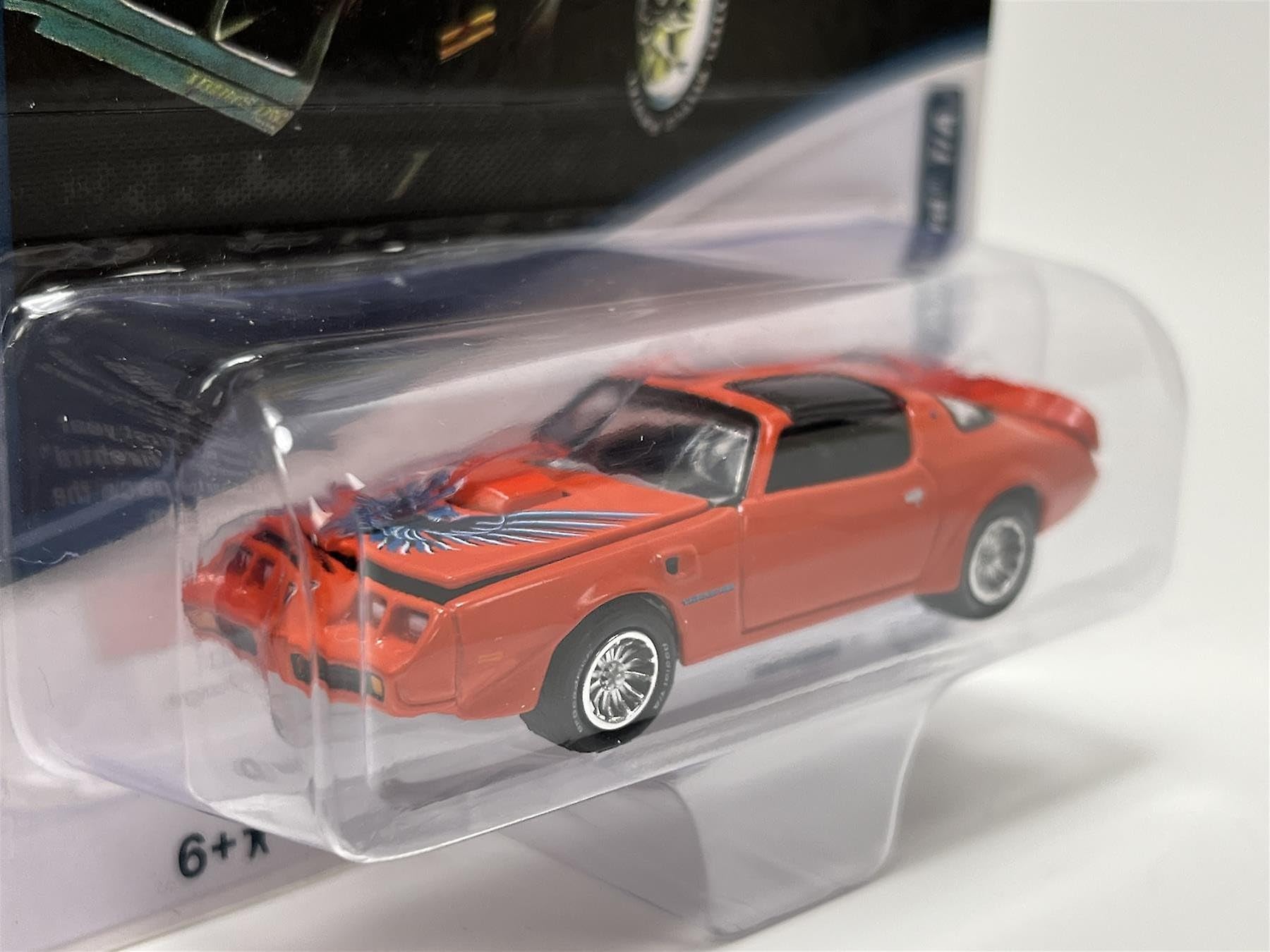 Johnny Lightning JLMC029 Muscle Car VER A 1980 Pontiac Firebird T/A Red Orange