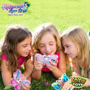 YoYa Toys Mermaid Butterfly Ring Toss Handheld Game - Games for Kids Handheld with Underwater Princess, Classic-Style Retro Game, Portable & Travel-Friendly Handheld Games for Kids