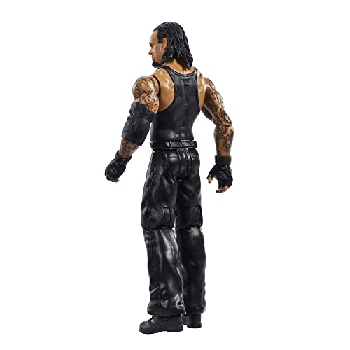 Mattel WWE WrestleMania Undertaker Action Figure , Collectible with 10 Points Articulation & Life-like Detail, 6-inch