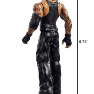 Mattel WWE WrestleMania Undertaker Action Figure , Collectible with 10 Points Articulation & Life-like Detail, 6-inch