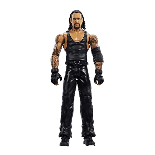 Mattel WWE WrestleMania Undertaker Action Figure , Collectible with 10 Points Articulation & Life-like Detail, 6-inch