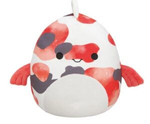 squishmallows 14'' dandii the koi orange, white, brown, black, grey