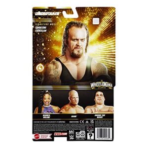 Mattel WWE WrestleMania Undertaker Action Figure , Collectible with 10 Points Articulation & Life-like Detail, 6-inch