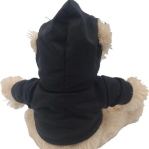 BYO-BFF Stuffed Animals Plush Toy Outfit – Black Hoodie 16”