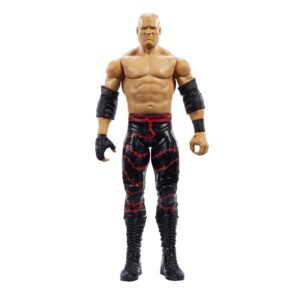 mattel wwe wrestlemania figure kane action figure, collectible with 10 points articulation & life-like detail, 6-inch