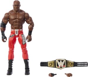 mattel wwe bobby lashley top picks elite collection action figure, articulation & life-like detail, interchangeable accessories, 6-inch