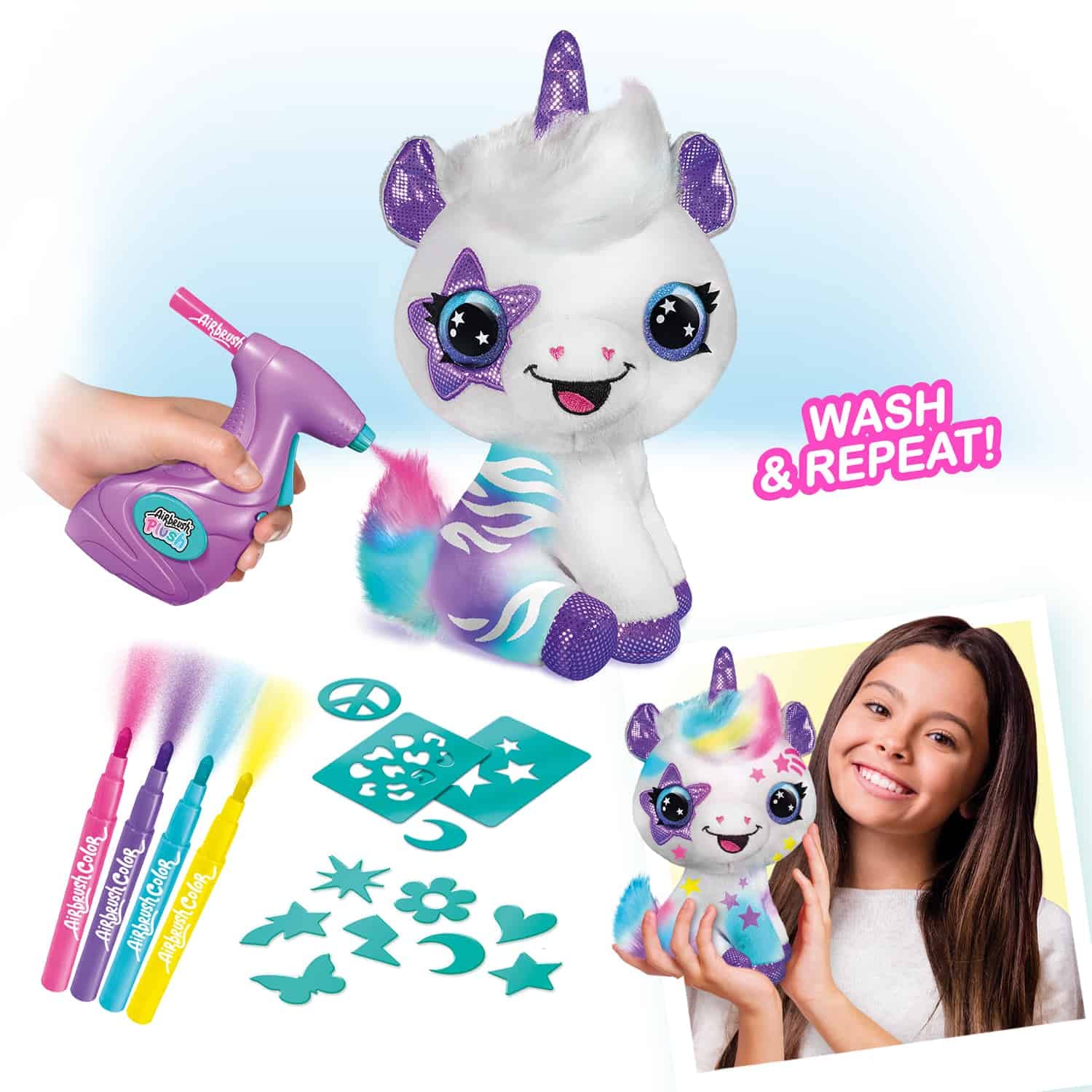 Airbrush Plush, Unicorn