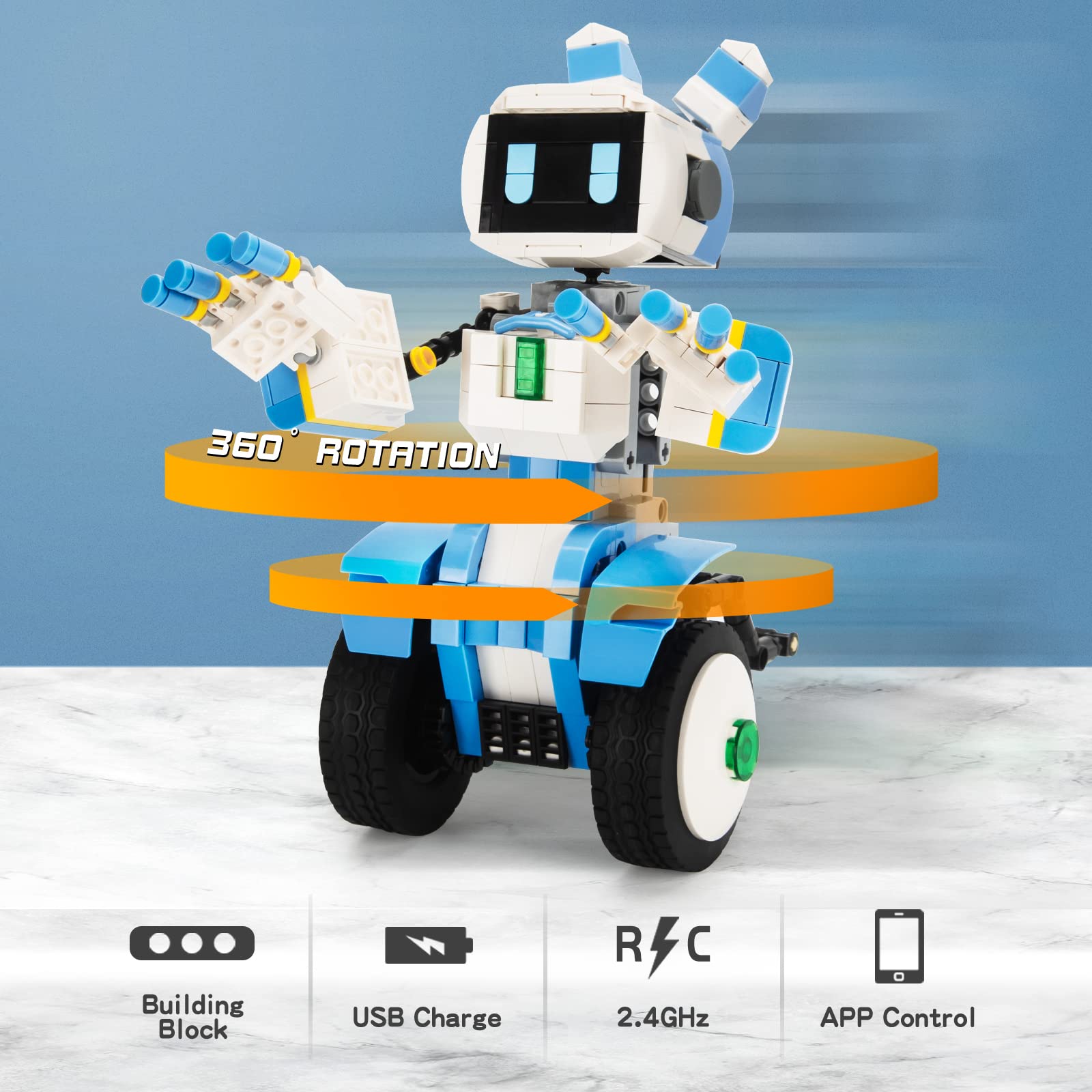 XITALAXU STEM Projects for Kids Ages 8-12,Remote & APP Controlled Robot Building Toys Stocking Stuffers for Kids,Gifts for Teens Boys Girls Age 7 9 10 11 13 14 (410 Pieces)