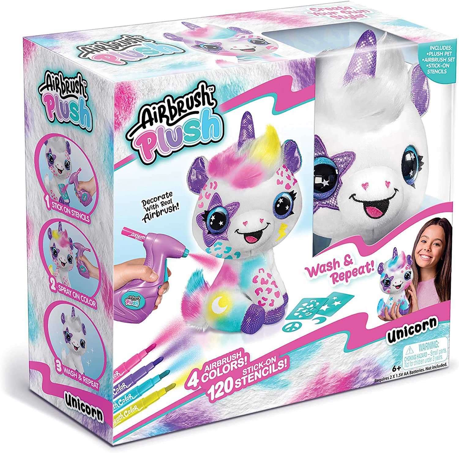 Airbrush Plush, Unicorn