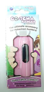 gotcha go-tcha ranger led touch screen for pocket monster go plus accessory for iphone/android - pink