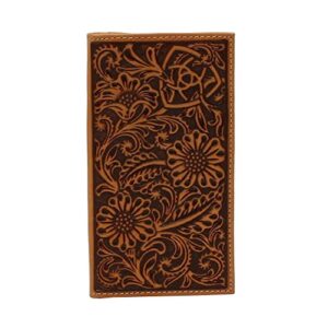 ariat men's ariat rodeo wallet brown