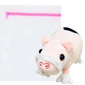 Sunny Sapling 8 Inch Hairless Guinea Pig Stuffed Animal with Small Mesh Laundry Bag (Noodle The Skinny Pig)