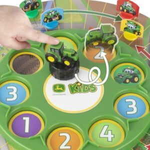 John Deere Go Johnny Go Board Game - Cooperative Farming Games for Game Night - John Deere Toys and Board Games - Farm Toy Games for Kids - Family Games Ages 5 Years and Up