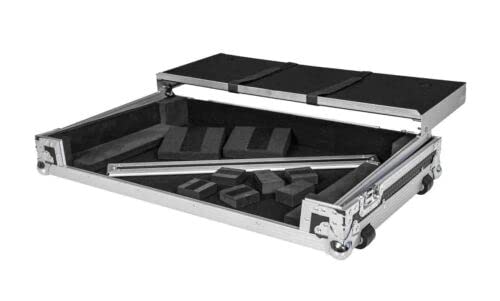 Headliner Flight Case Compatible with Pioneer DJ DDJ-REV7 with Laptop Platform & Wheels