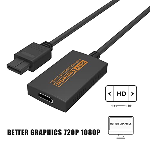 Hgowixx HDMI Adapter for N64/ Game Cube/SNES