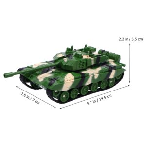 Toddmomy Tank Models Plastic Tanks Kids Toys Vehicle Toys Deck Decor for Kids Boys Girls